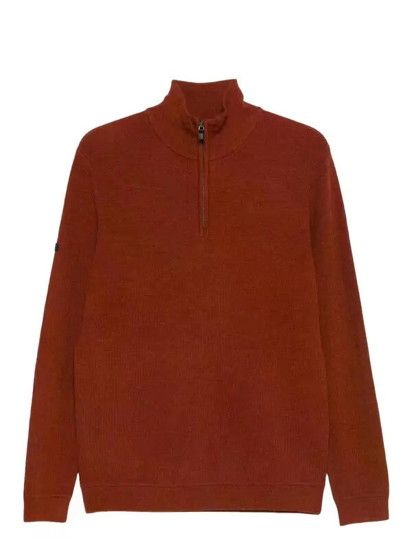 Superdry Merino Half-zip Jumper - Orange