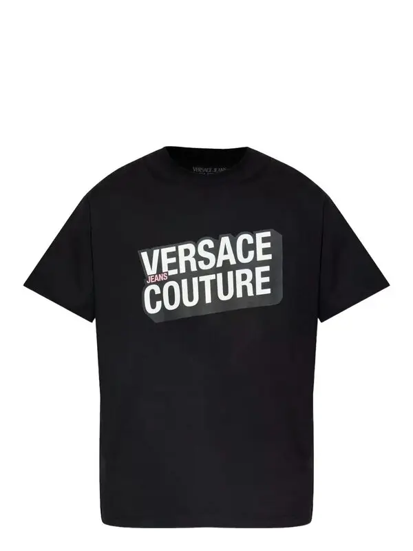Versace Logo-print T-shirt - Black