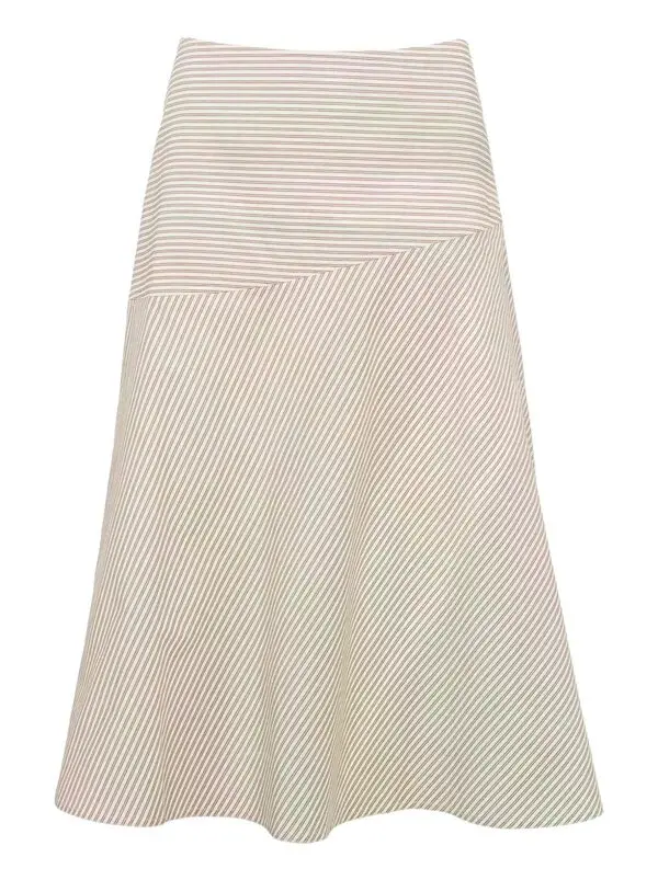 YVES SALOMON A-line Skirt - Brown