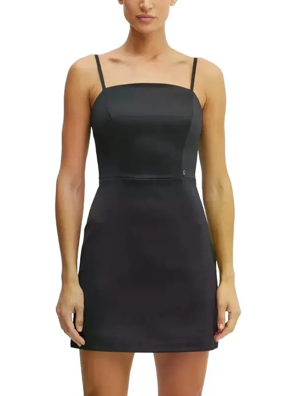 Guess Satin Mini Dress - Black