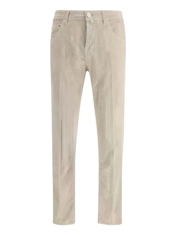 Jacob Cohen Five-pocket Corduroy Trousers - Neutrals