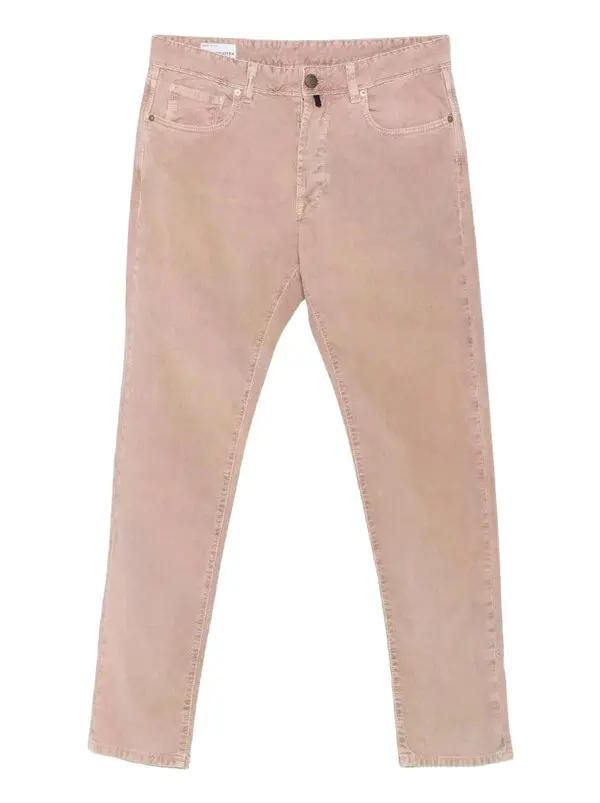 Incotex Five-pocket Corduroy Trousers - Pink