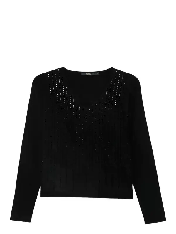 Seventy Rhinestone-embellished Jumper - Black