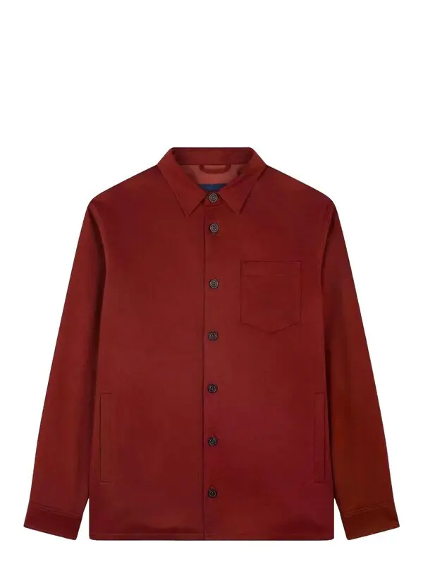 Paul & Shark Cashmere Pocket Shirt - Red