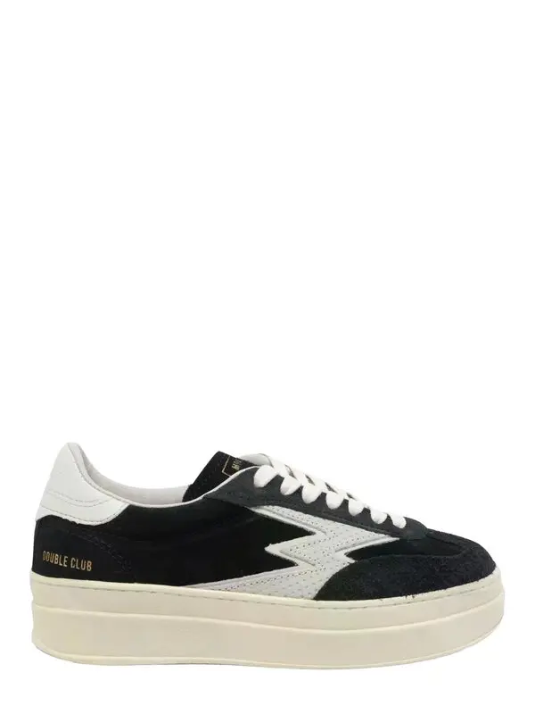 MOA CONCEPT Logo Suede Sneakers - Black