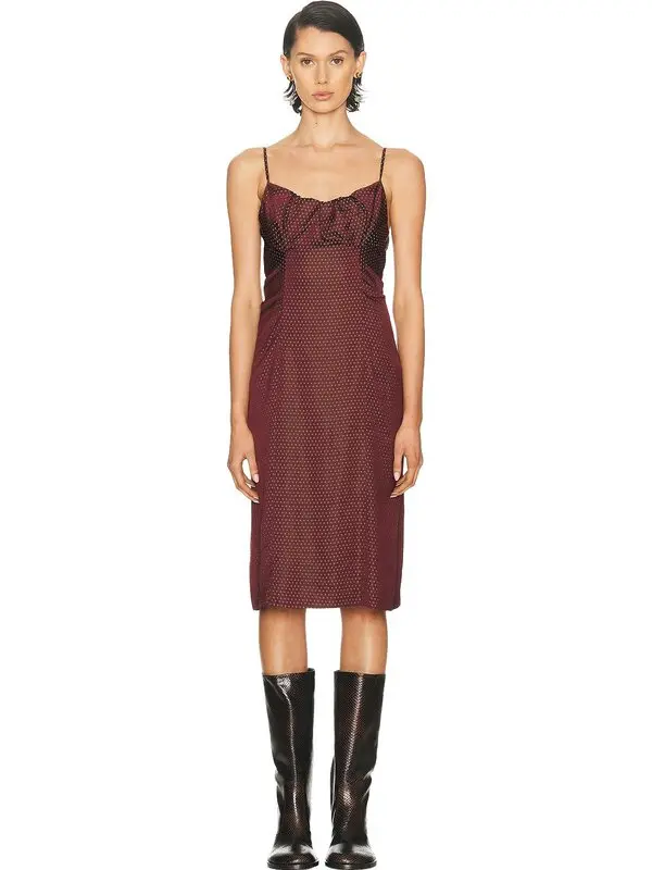 Dries Van Noten Dirios Dress - Burgundy