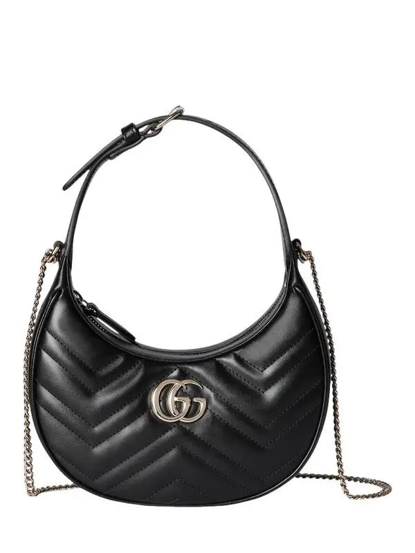 Gucci Gg Marmont Small Shoulder Bag - Black