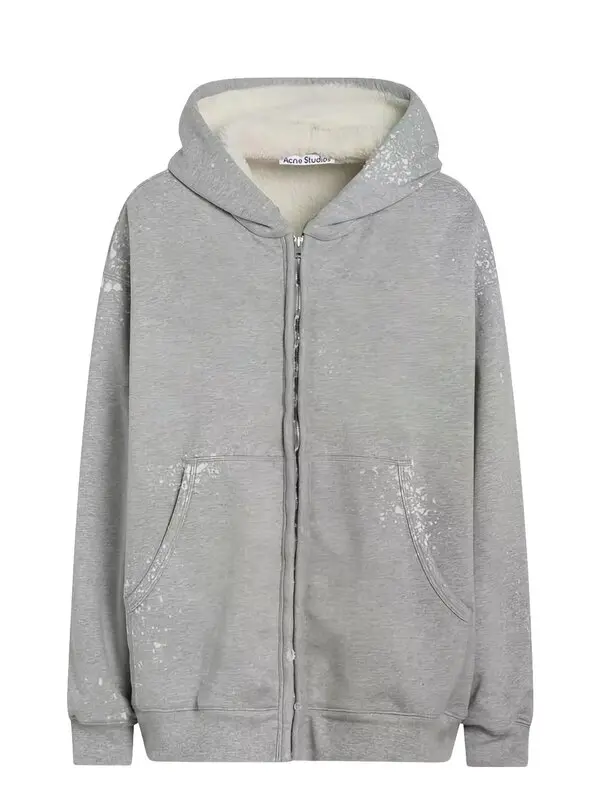 Acne Studios Zip-up Hoodie - Grey
