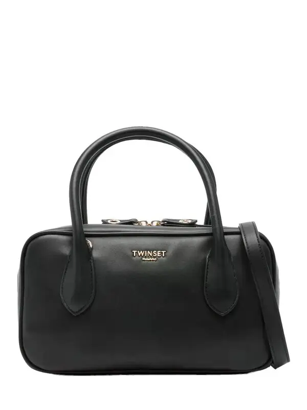 TWINSET Logo-lettering Tote Bag - Black
