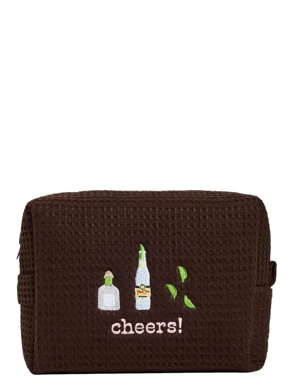 ABBODE Beverage Waffle Pouch - Brown