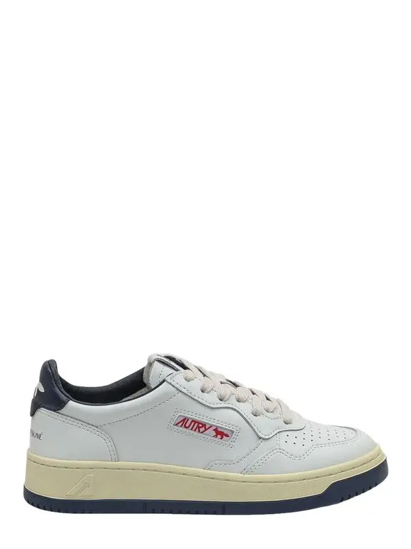 AUTRY X MAISON KITSUNE Autry X Maison Kitsuné Leather Sneakers - White