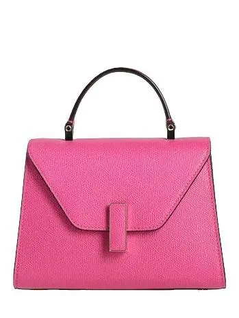 VALEXTRA Calfskin Handbag - Magenta
