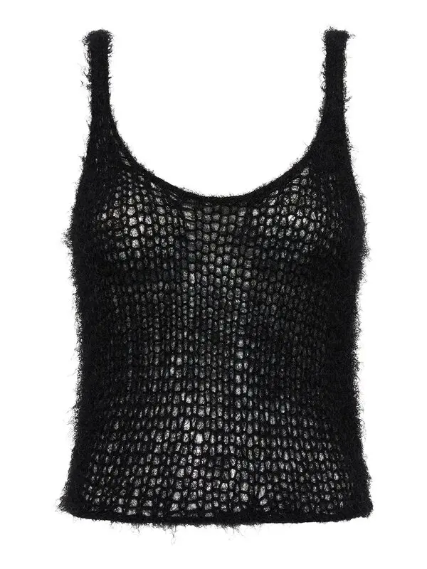 Gabriela Hearst Nur Silk-blend Knit Tank Top - Black