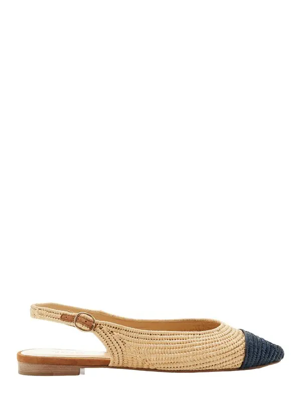 Gabriela Hearst Strength Slingback Flats - Neutral