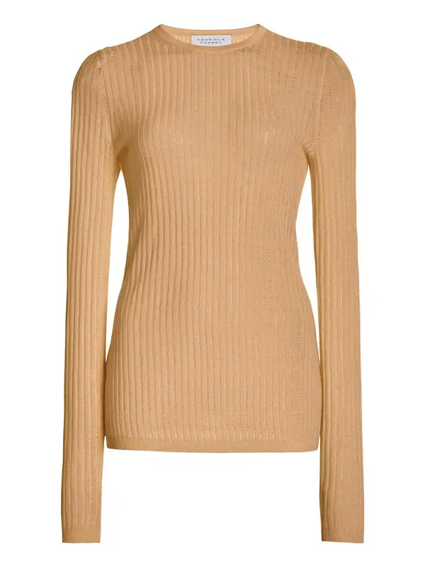 Gabriela Hearst Cashmere-silk Sweater - Tan