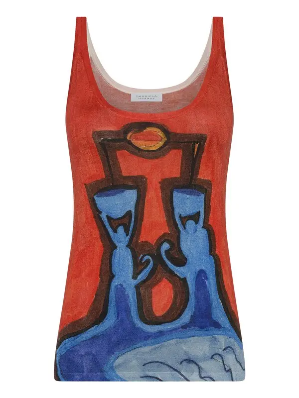 Gabriela Hearst Ecliptor Cashmere-blend Tank Top - Red