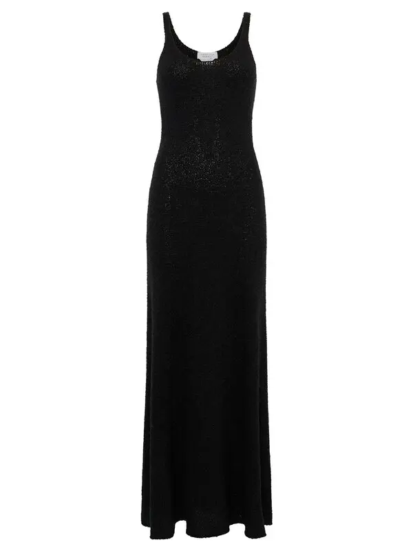 Gabriela Hearst Ayla Knit Silk Maxi Dress - Black
