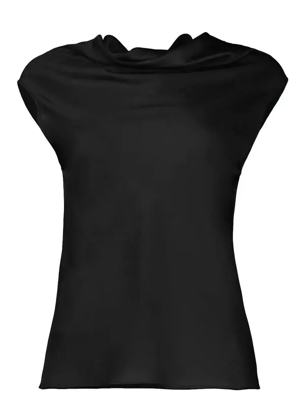 Philosophy Di Lorenzo Serafini Cowl-neck Sleeveless Top - Black