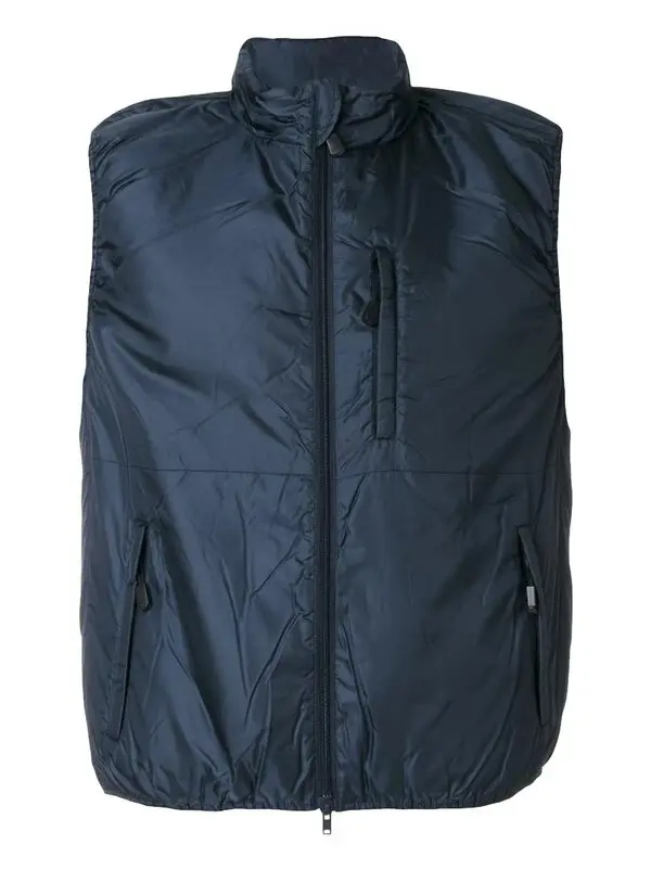 Aspesi Padded Sleeveless Jacket - Blue