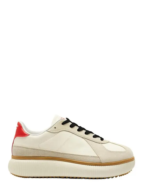 Onitsuka Tiger Delecityin Sneakers - Cream/fiery Red
