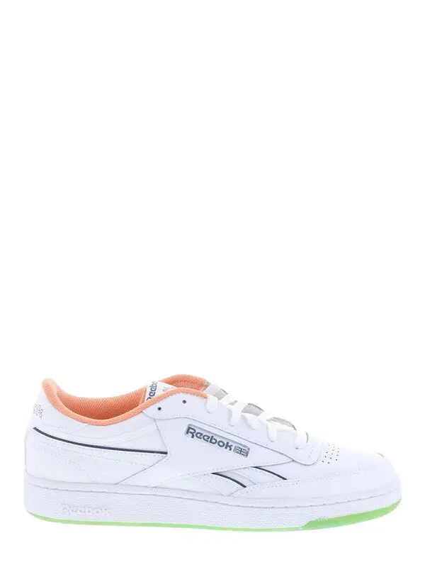 REEBOK Club C Revenge Sneakers - White/aqua/orange
