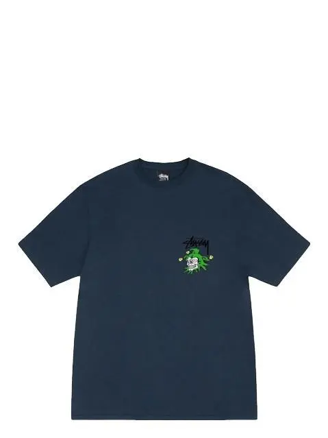 StÜssy Joker Tee Shirt - Navy Blue