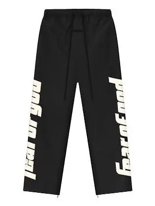 Fear Of God Essentials Mlb Nylon Trackpants - Black