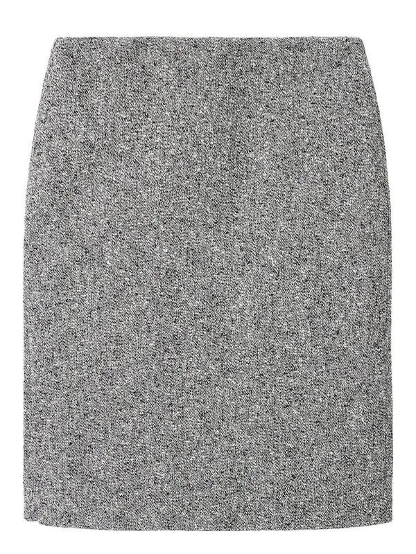 Gucci Cotton-blend Tweed Pencil Skirt - Gray