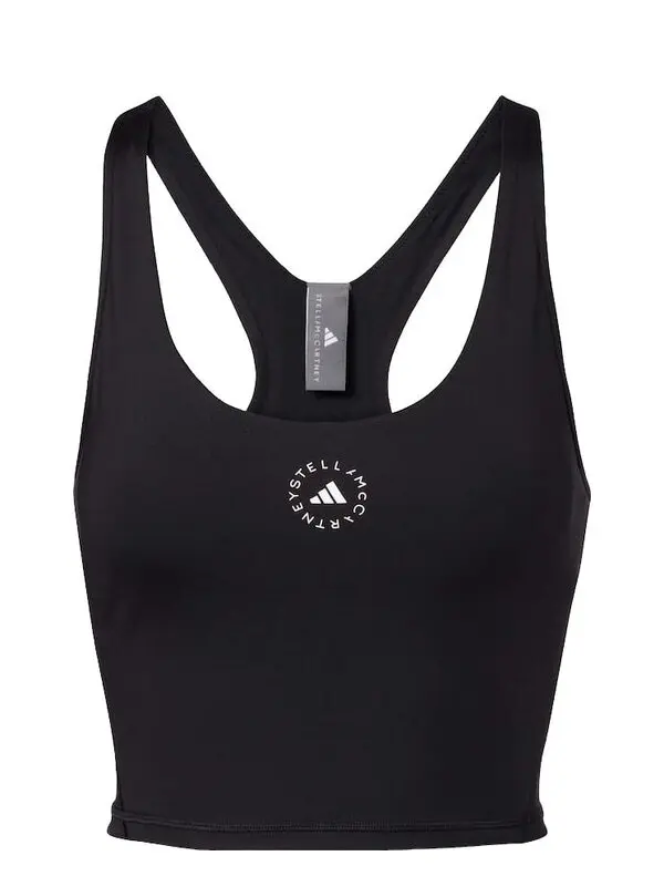 Adidas By Stella McCartney Yoga Crop Top - Black