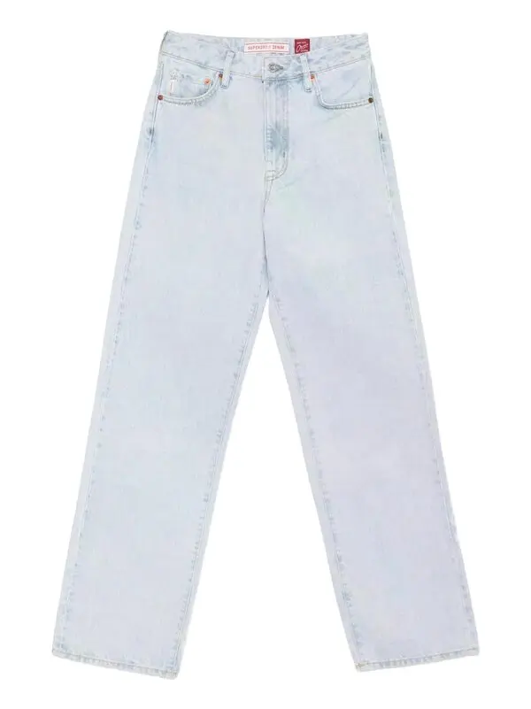 Superdry Wide-leg Organic Cotton Jeans - Blue