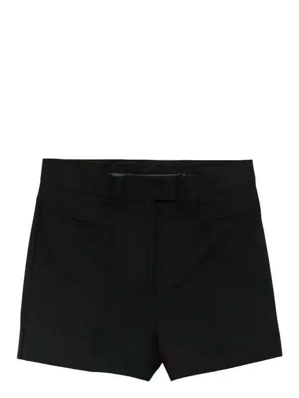SEMICOUTURE Pressed-crease Tailored Shorts - Black