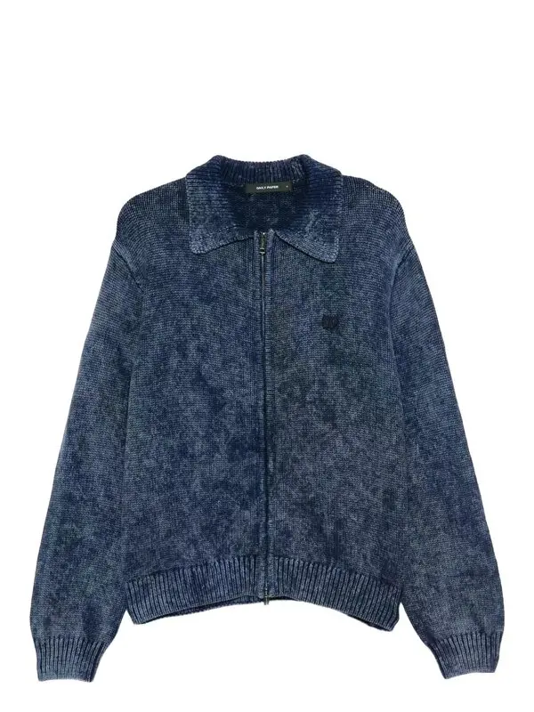 DAILY PAPER Zip-up Cardigan - Blue