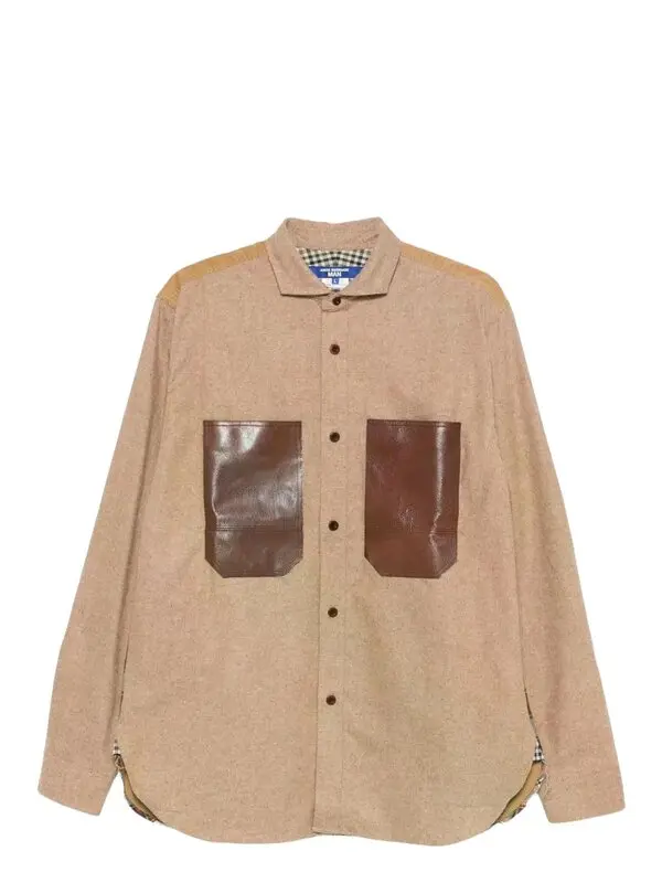 Junya Watanabe Checked Shirt - Brown