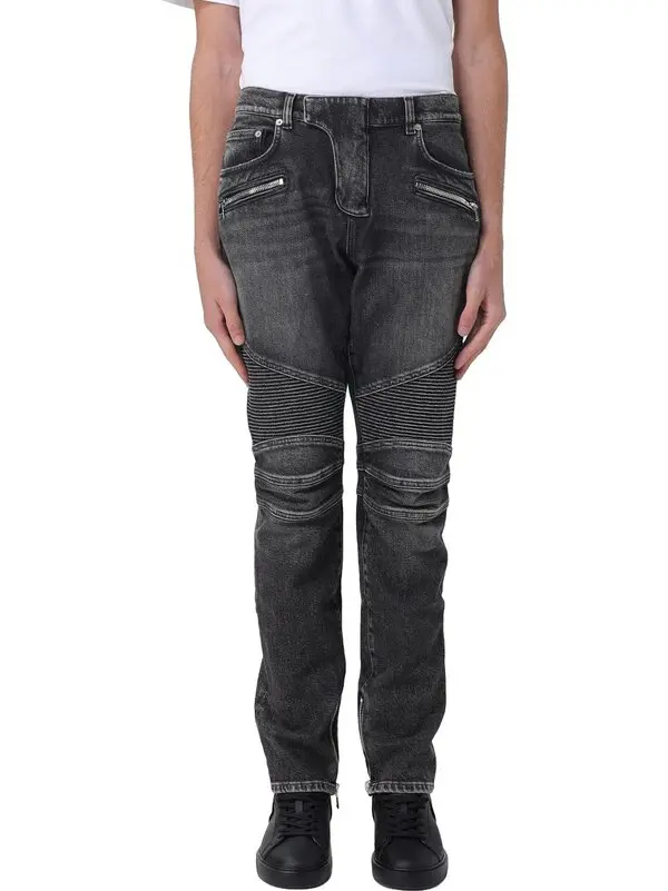 Balmain Slim Fit Jeans - Grey