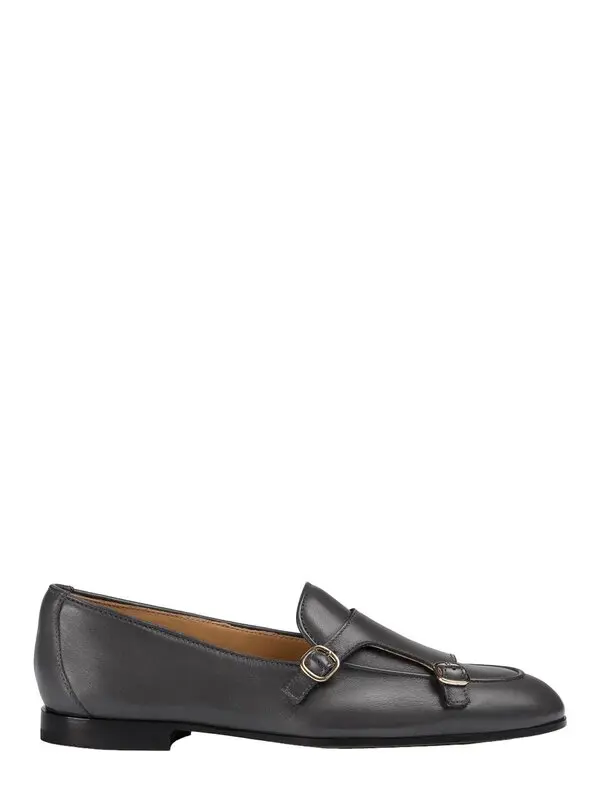 DOUCAL'S Monk Strap Shoe - Grey