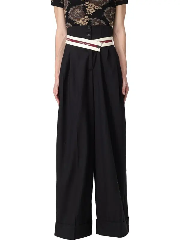 Antonio Marras Wide Leg Trousers - Black
