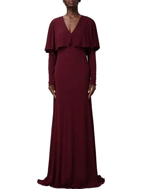 Giambattista Valli Long Sleeve Maxi Dress - Violet
