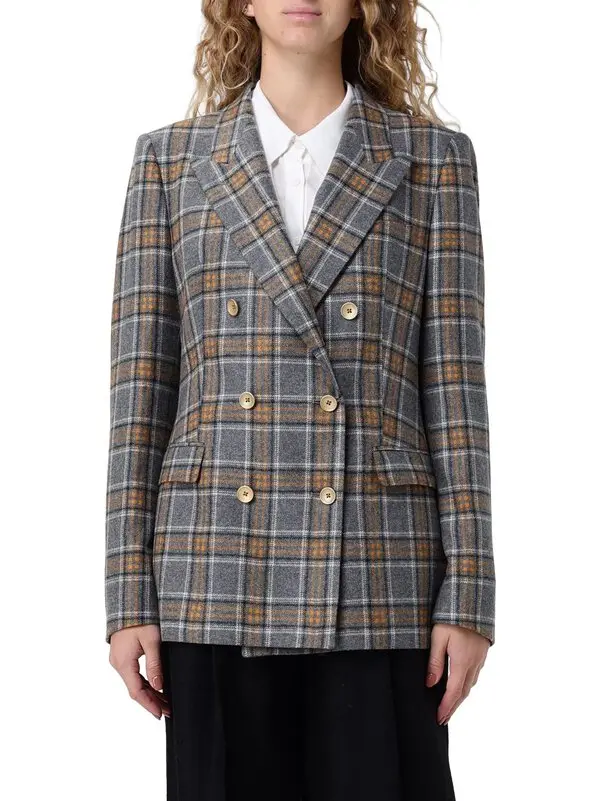Tagliatore Plaid Jacket - Grey