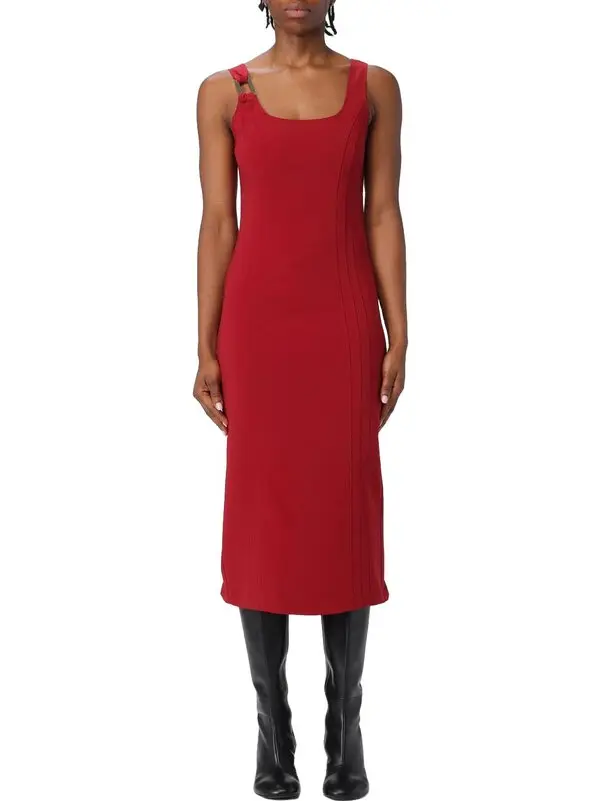 Patrizia Pepe Sleeveless Midi Dress - Red