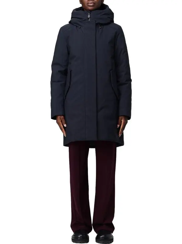 SAVE THE DUCK Long Coat - Black