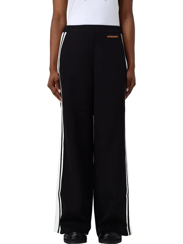 Patrizia Pepe Wide-leg Trousers - Black
