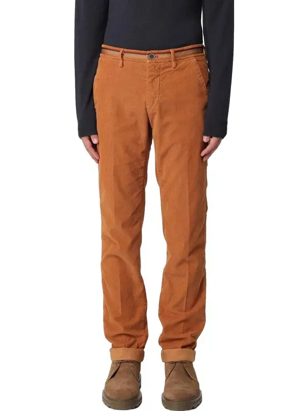 MASON'S Straight Leg Pants - Camel