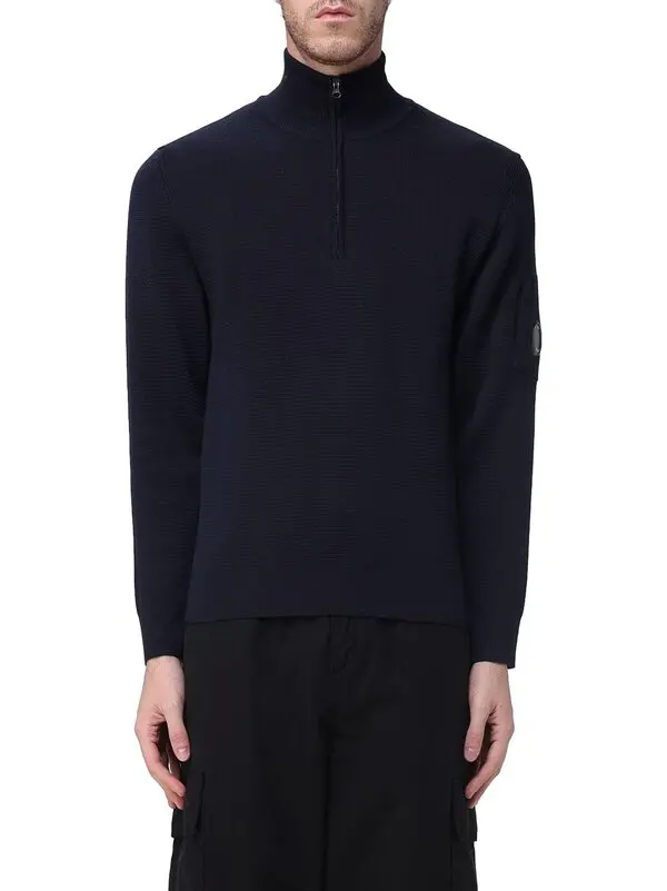 C.P. COMPANY Pullover Sweater - Blue