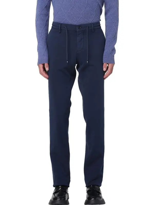 MASON'S Straight Leg Pants - Navy
