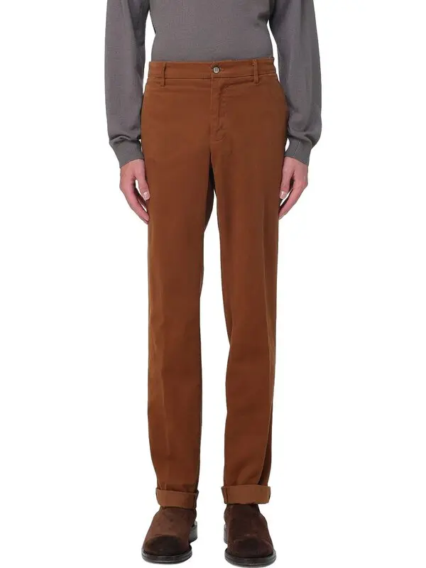 MASON'S Straight Leg Trousers - Brown