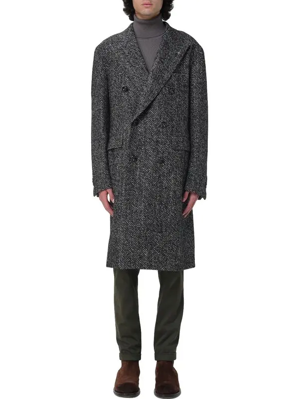 Tagliatore Tailored Overcoat - Black