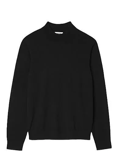 Sandro High-neck Wool Jumper - Black