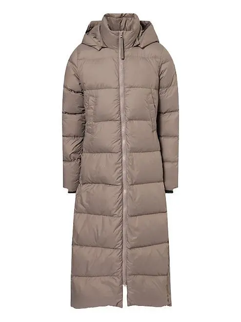 Canada Goose Mystique Long Puffer Jacket - Taupe Grey