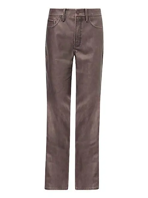 Good American Bootcut Faux Leather Trousers - Vamp001