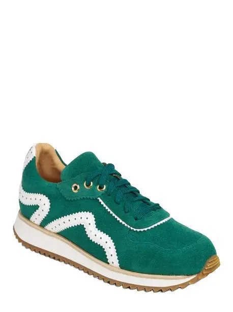 The Office Of Angela Scott The Remi Sneaker - Emerald